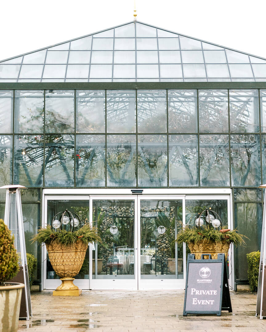 Planterra Conservatory Wedding Film Photographer